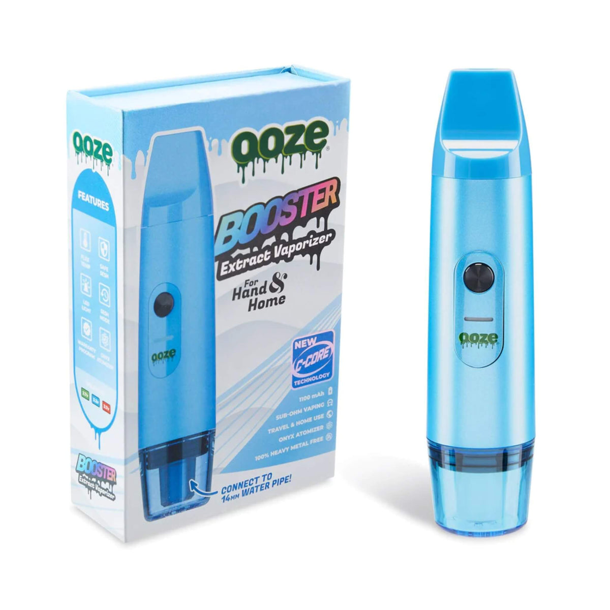 Ooze Booster Extract Vaporizer – C-Core 1100 mAh — Dripco Wholesale