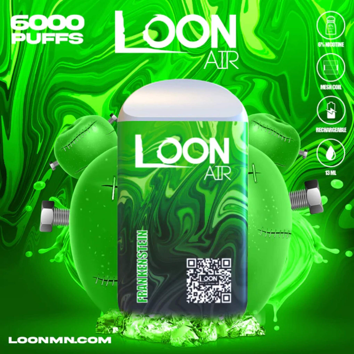 LOON AIR 6000 PUFF DISPOSABLE - 10PK - MN Tax Paid — Dripco Wholesale