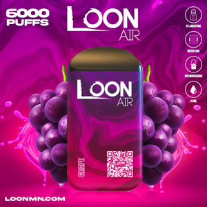 LOON AIR 6000 PUFF DISPOSABLE - 10 COUNT - MN Tax Paid — Dripco Wholesale